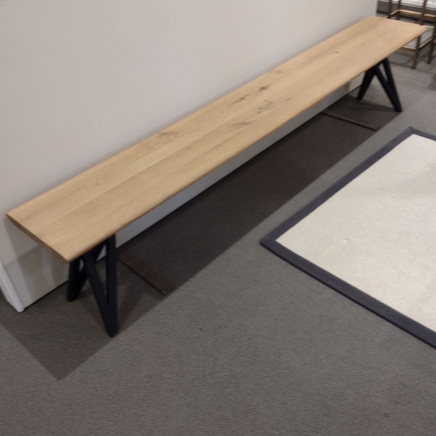KORGEN 220cm Oak Bench - Queenstreet Carpets & Furnishings